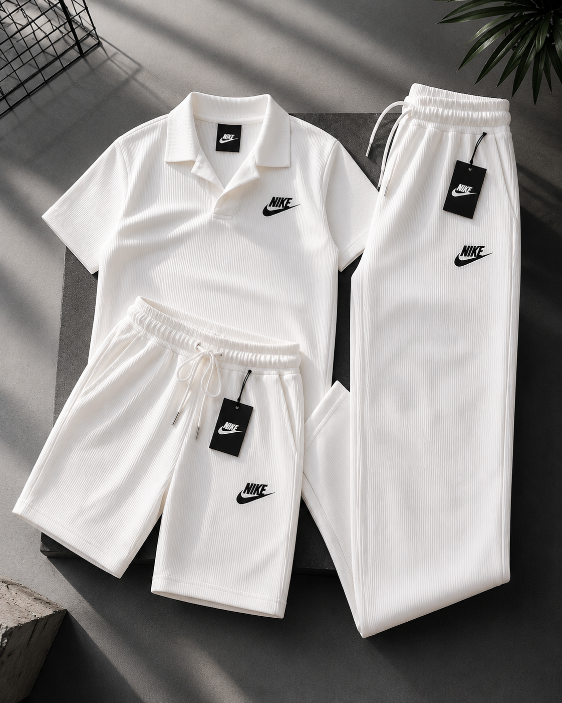 Everyday Ribbed Comfort Polo Set – THOREAUER